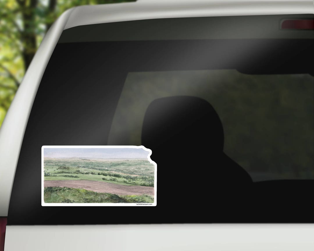 Kansas Vinyl Sticker Kansas State Decals KS Sticker KS Decal KS Vinyl ...