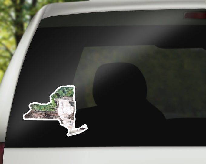 New York State Outline Vinyl Decal Sticker - Etsy