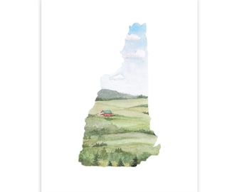New Hampshire Art - Etsy