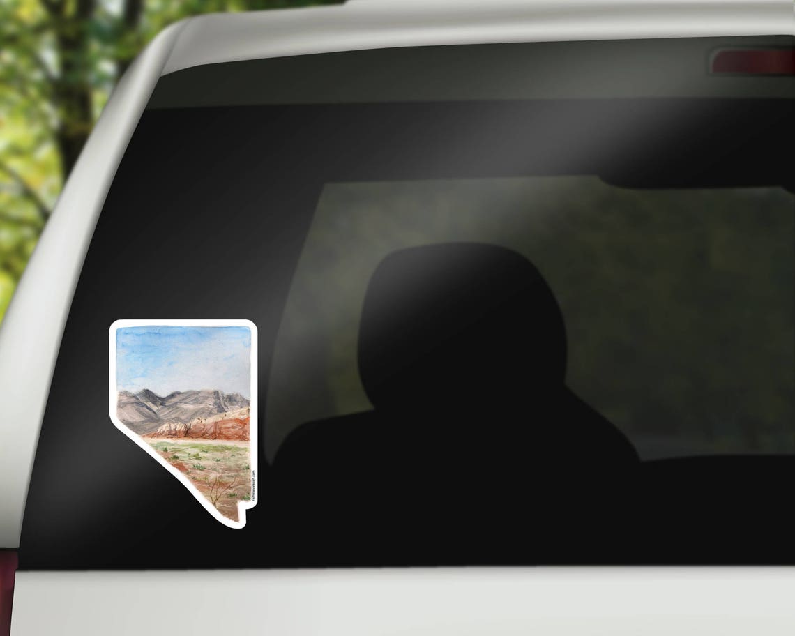 Nevada Vinyl Sticker Nevada State Decal Nevada Car Decal - Etsy