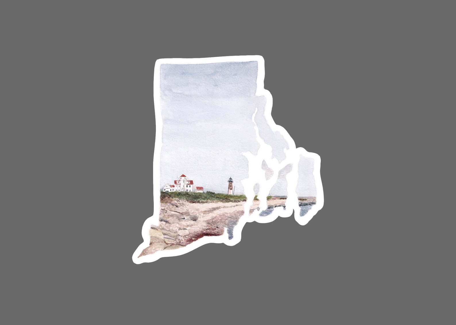 Rhode Island State Art Vinyl Adventure Sticker Set - All 50 States ...