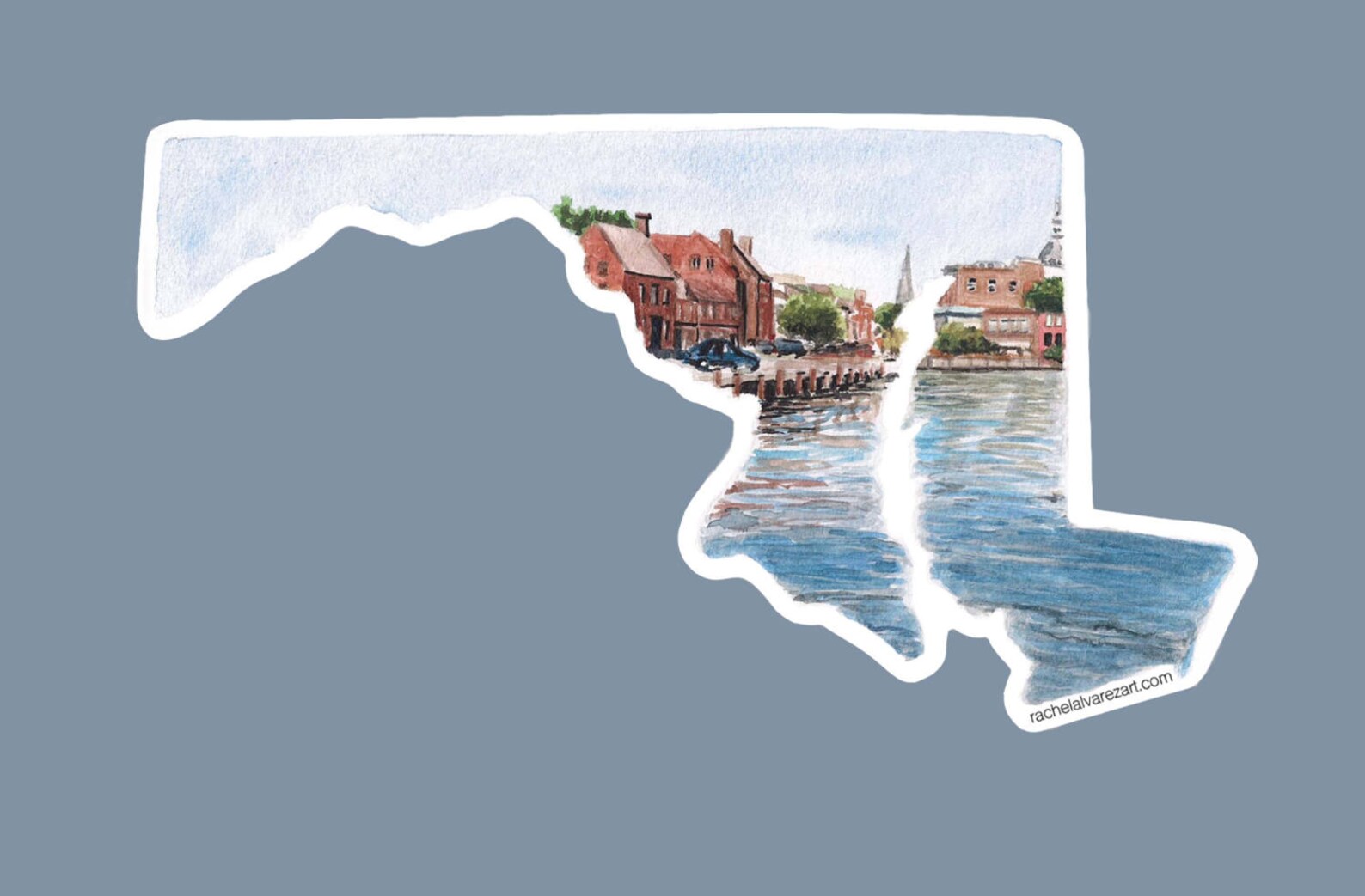 Annapolis Maryland Maryland State Decal Maryland Sticker - Etsy