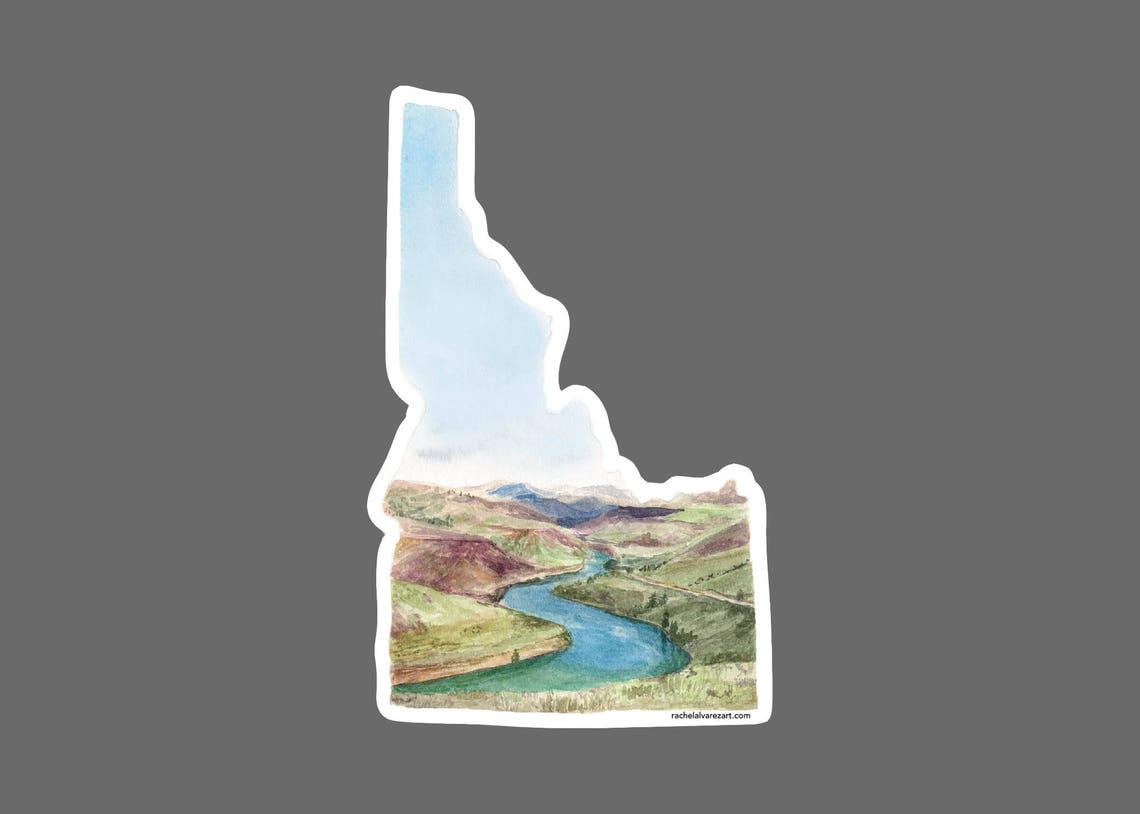Idaho Vinyl Sticker - Idaho State Decal - Idaho Car Decal - ID Vinyl ...