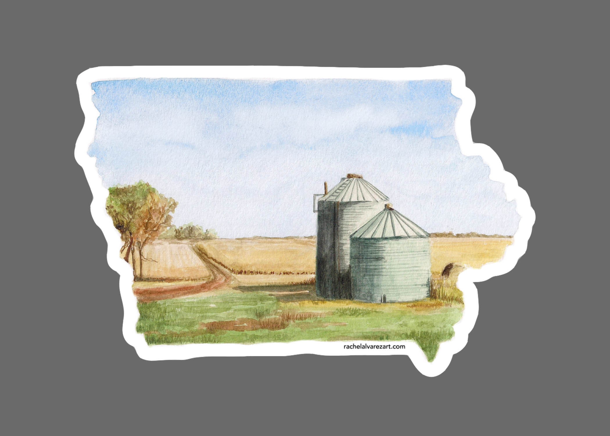 Iowa State Vinyl Adventure Sticker Set All 50 States | Etsy