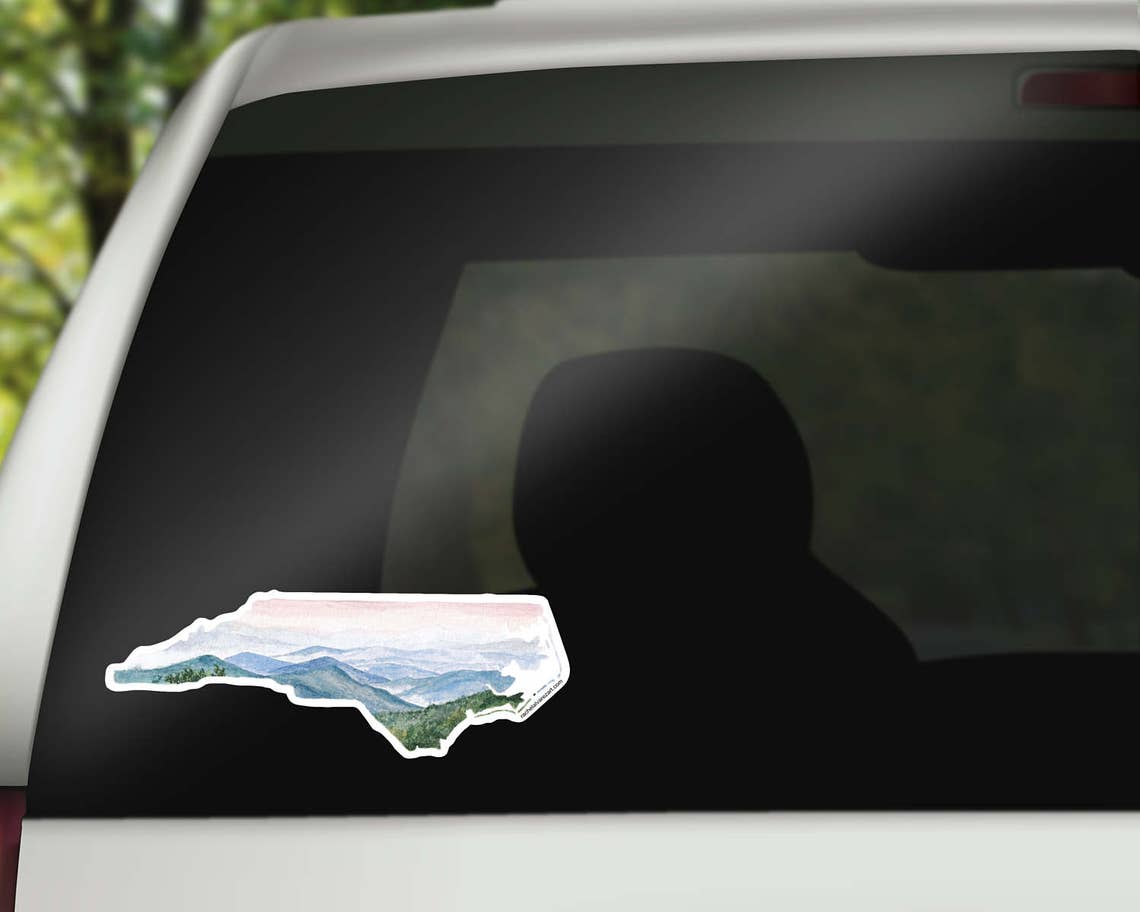 North Carolina Vinyl Sticker North Carolina State Decal NC | Etsy