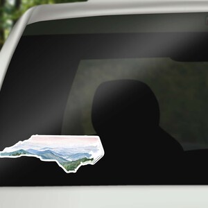 North Carolina Vinyl Sticker - North Carolina State Decal - NC Sticker ...