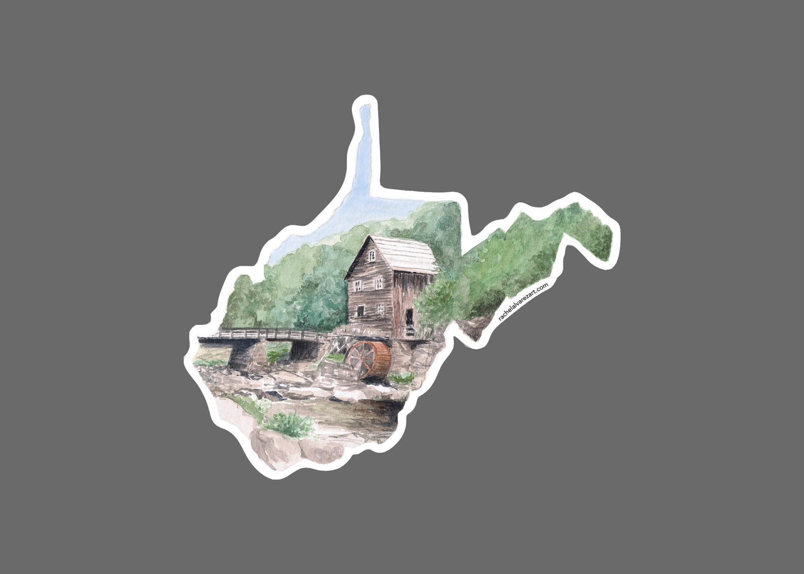West Virginia Decal West Virginia State Sticker Missing - Etsy