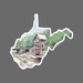 West Virginia Decal - West Virginia State Sticker - Missing Home Gift ...