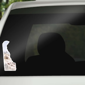 Delaware Vinyl Sticker - Delaware State Car Decal - Lewes Delaware ...