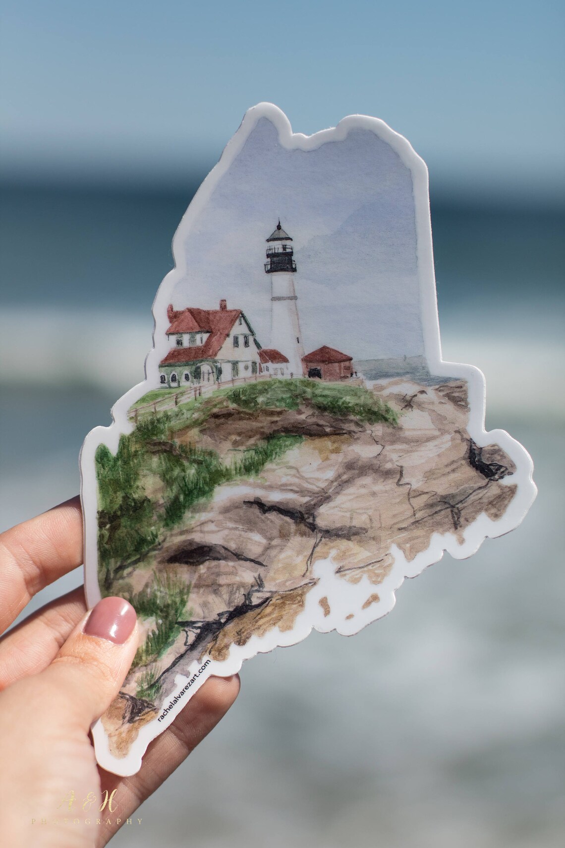 Maine State Decal Maine Sticker Home State Decal Maine - Etsy