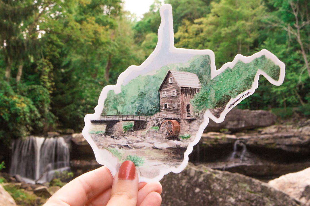 West Virginia Decal - West Virginia State Sticker - Missing Home Gift ...
