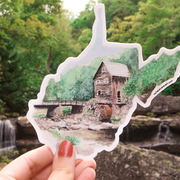 West Virginia Decal - Etsy