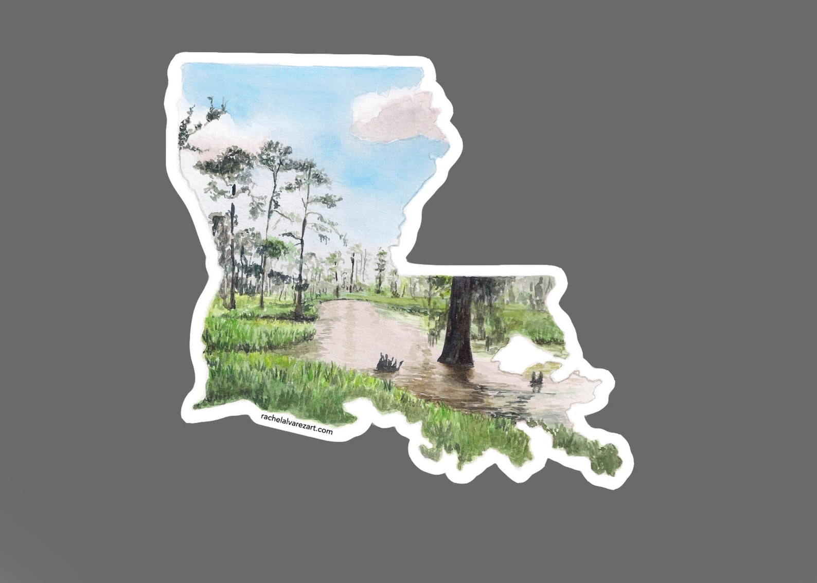Louisiana Vinyl Sticker Louisiana State Decal New Orleans - Etsy Italia