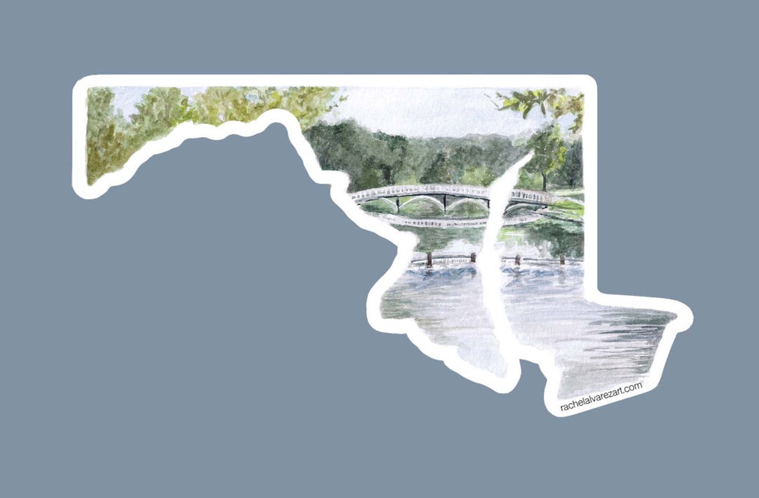 Maryland Sticker -maryland Car Decal - Home State Decal - Maryland ...