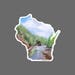 Wisconsin Vinyl Sticker - Wisconsin State Decal - Wisconsin Car Decal ...