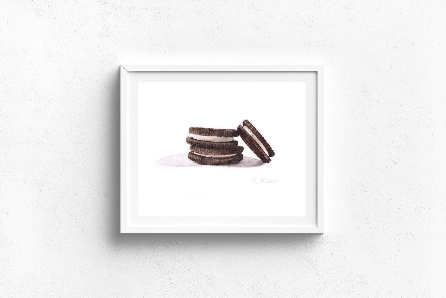 Cookie Art Print Kitchen Wall Art Dining Room Art Playroom | Etsy