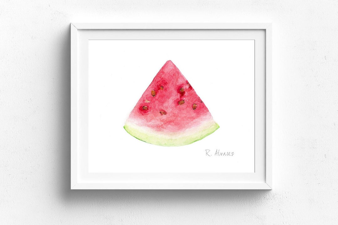 Watermelon Art Print - Etsy