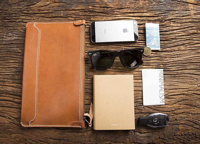 Minimalist Clutch Bag Wallet Bill Clip Note Clip Handmade by - Etsy