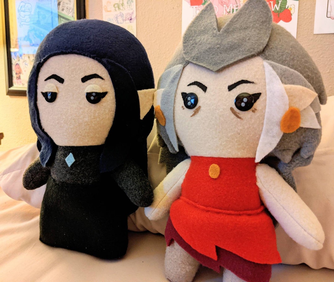 The Owl House Eda Clawthorne Lilith Clawthorne Witch Fleece Plush Dolls ...