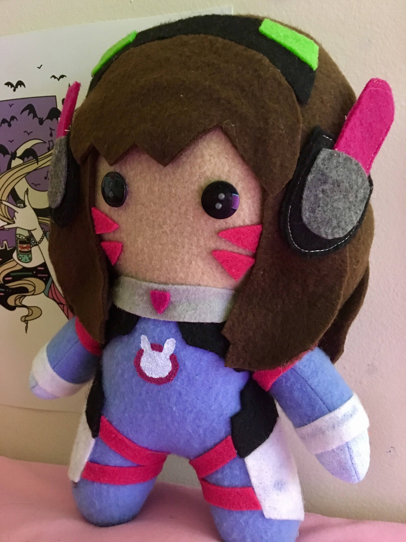 D.va Hana Song Overwatch Fleece Plush Doll - Etsy