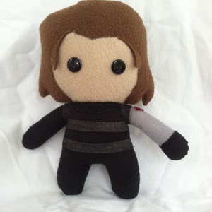 Marvel Bucky Barnes Winter Soldier Fleece Plush Doll - Etsy