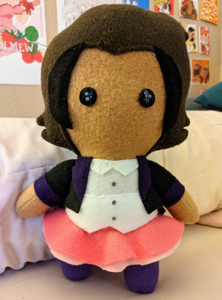 The Owl House Luz Noceda Amity Blight Grom Witch Fleece Plush - Etsy ...