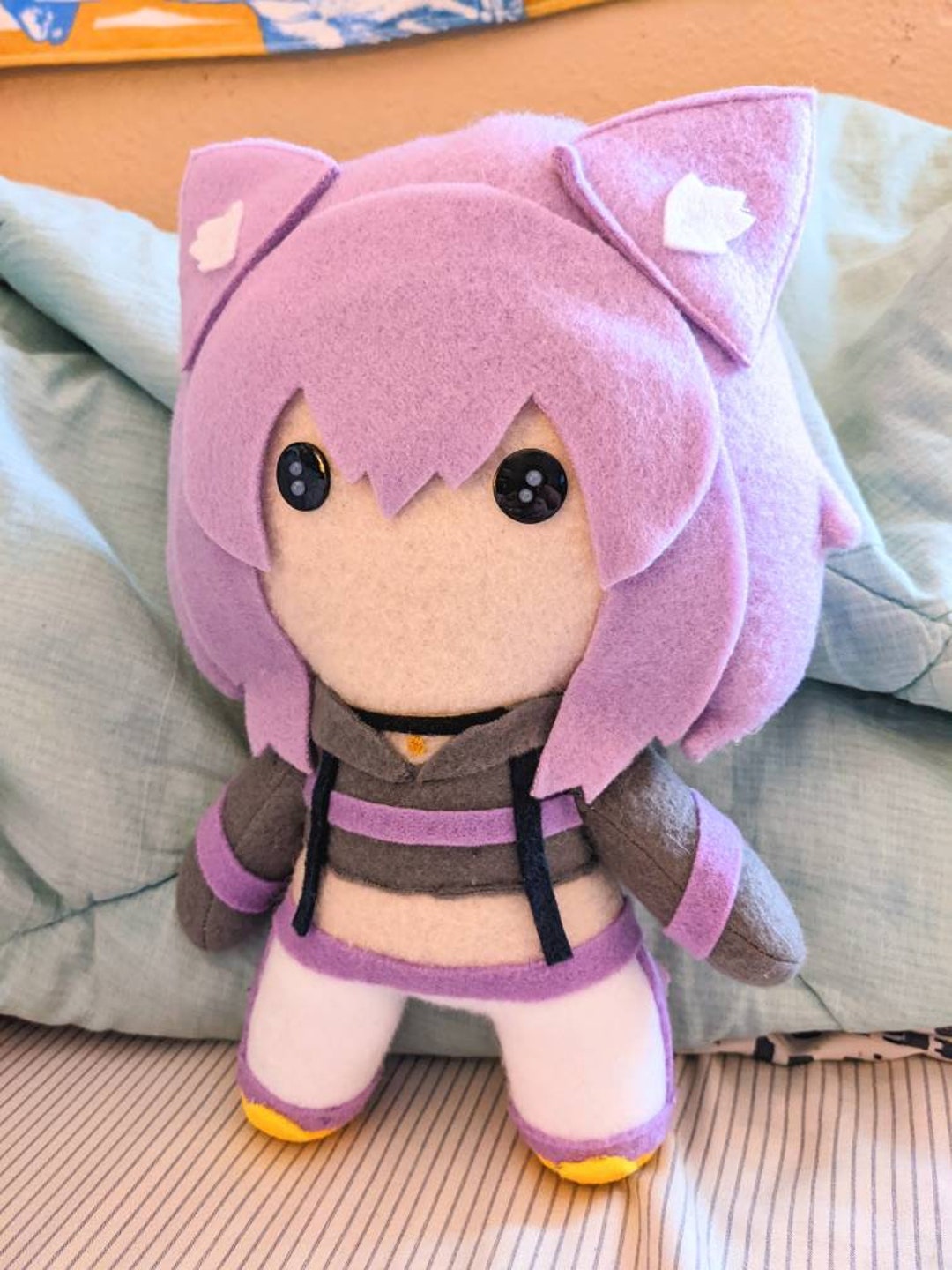 Nekomata Okayu Hololive Vtuber Plush Doll - Etsy