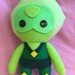 Peridot Steven Universe Crystal Gem Fleece Plush Doll - Etsy