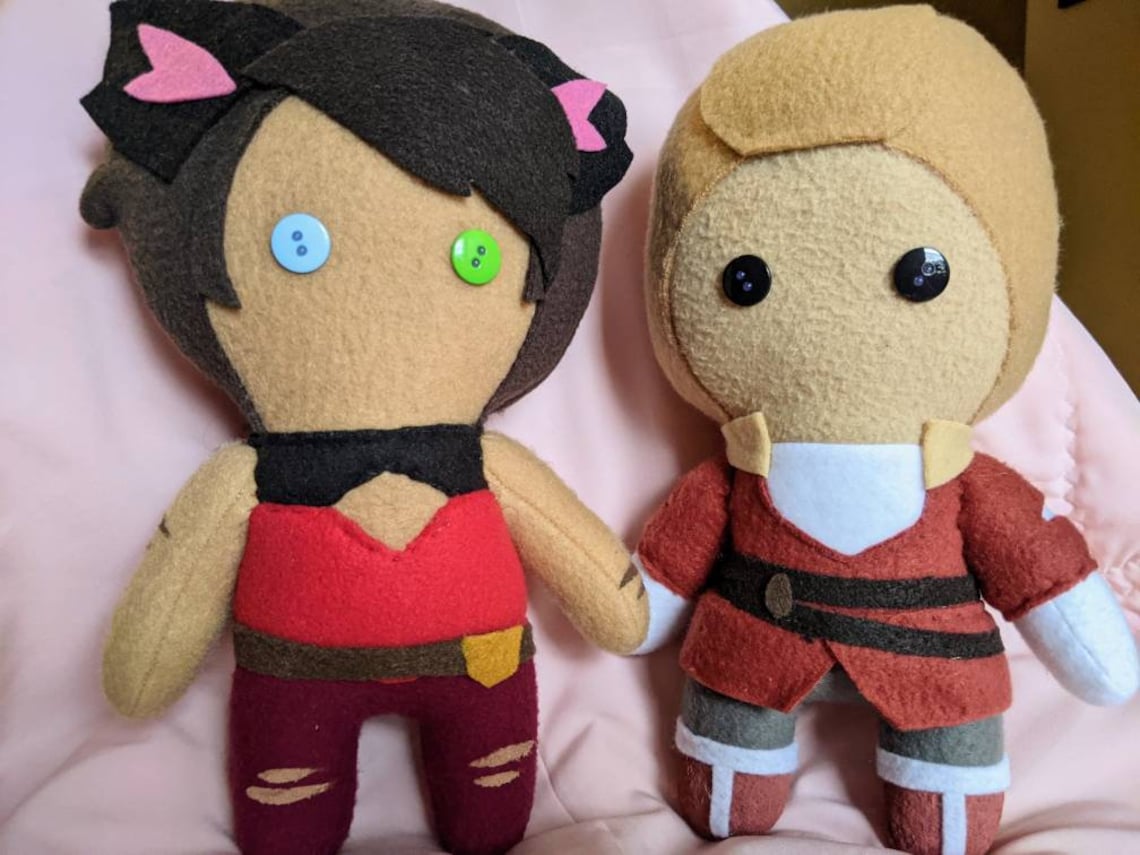 She-ra Princess of Power She-ra Adora Catra fleece plush dolls | Etsy