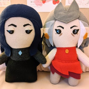 The Owl House Eda Clawthorne Lilith Clawthorne Witch Fleece Plush Dolls ...