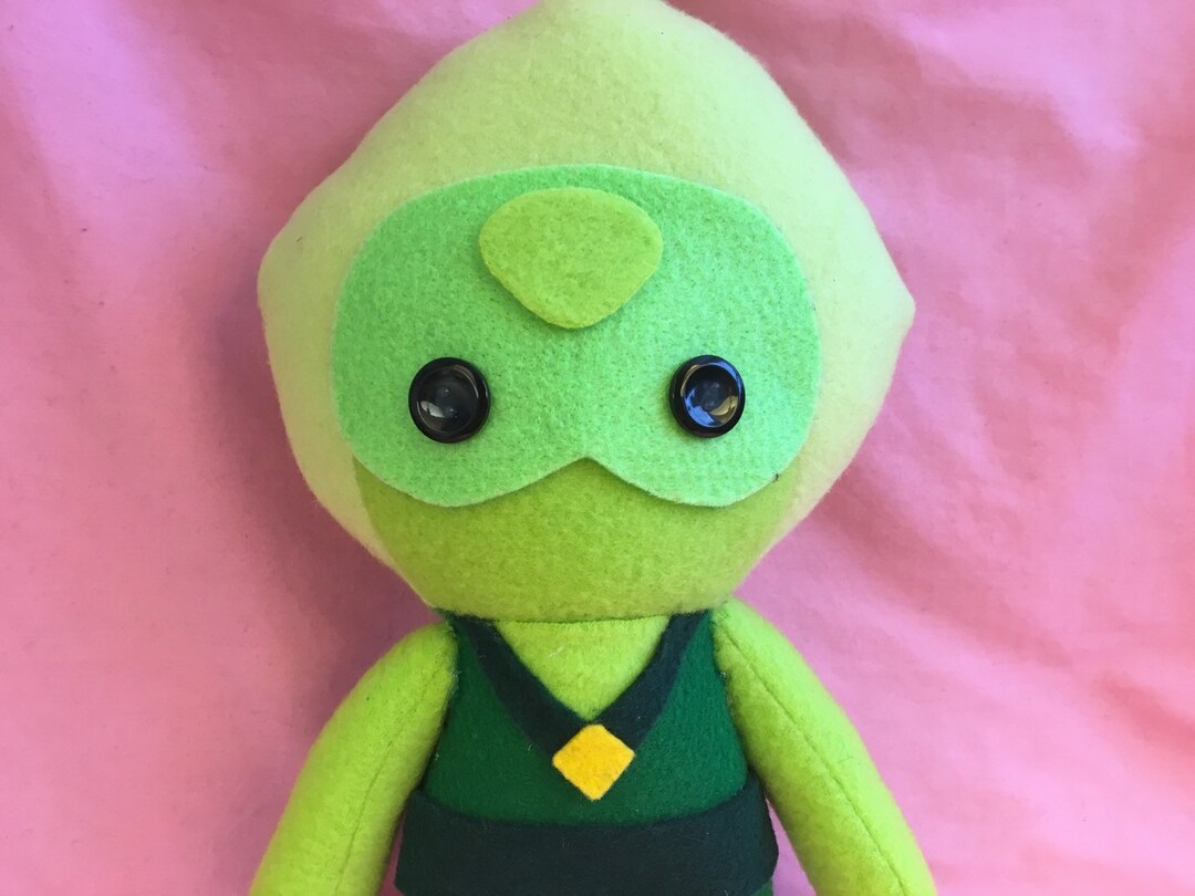 Peridot Steven Universe Crystal Gem Fleece Plush Doll - Etsy