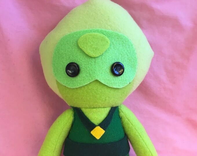 Peridot Steven Universe Crystal Gem Fleece Plush Doll - Etsy