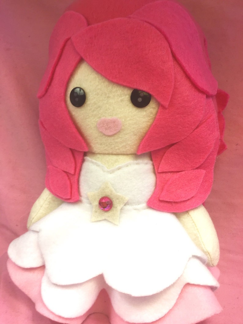 Rose Quartz Steve Universe Crystal Gem Fleece Plush Doll - Etsy