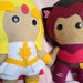 The Adventure Zone Lup and Barry Bluejeans Fleese Plush Dolls - Etsy