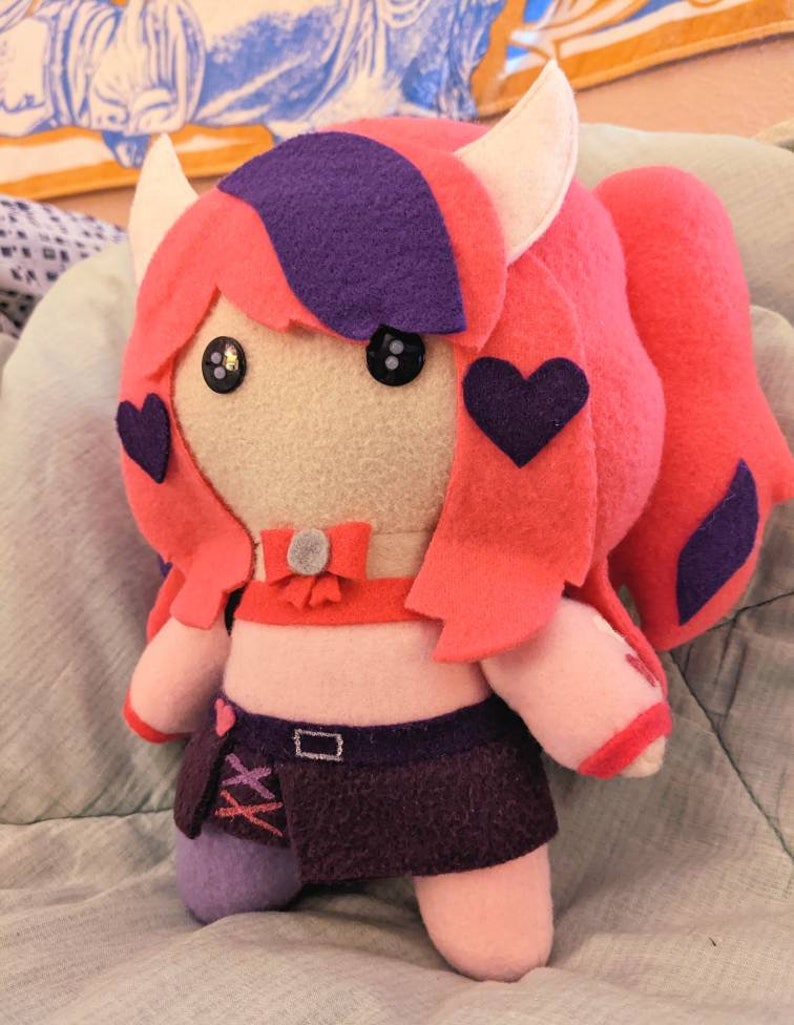 Nyatasha Nyanners Ironmouse Vshojo Vtuber Plush Doll - Etsy