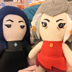 The Owl House Eda Clawthorne Lilith Clawthorne Witch Fleece Plush Dolls ...