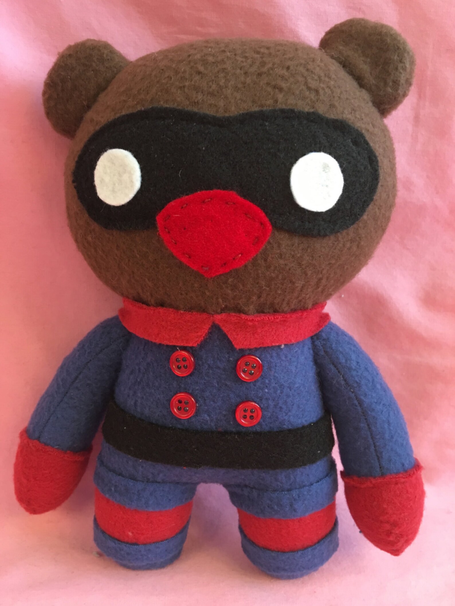 Bucky Bear Marvel Fleece Plush Doll - Etsy