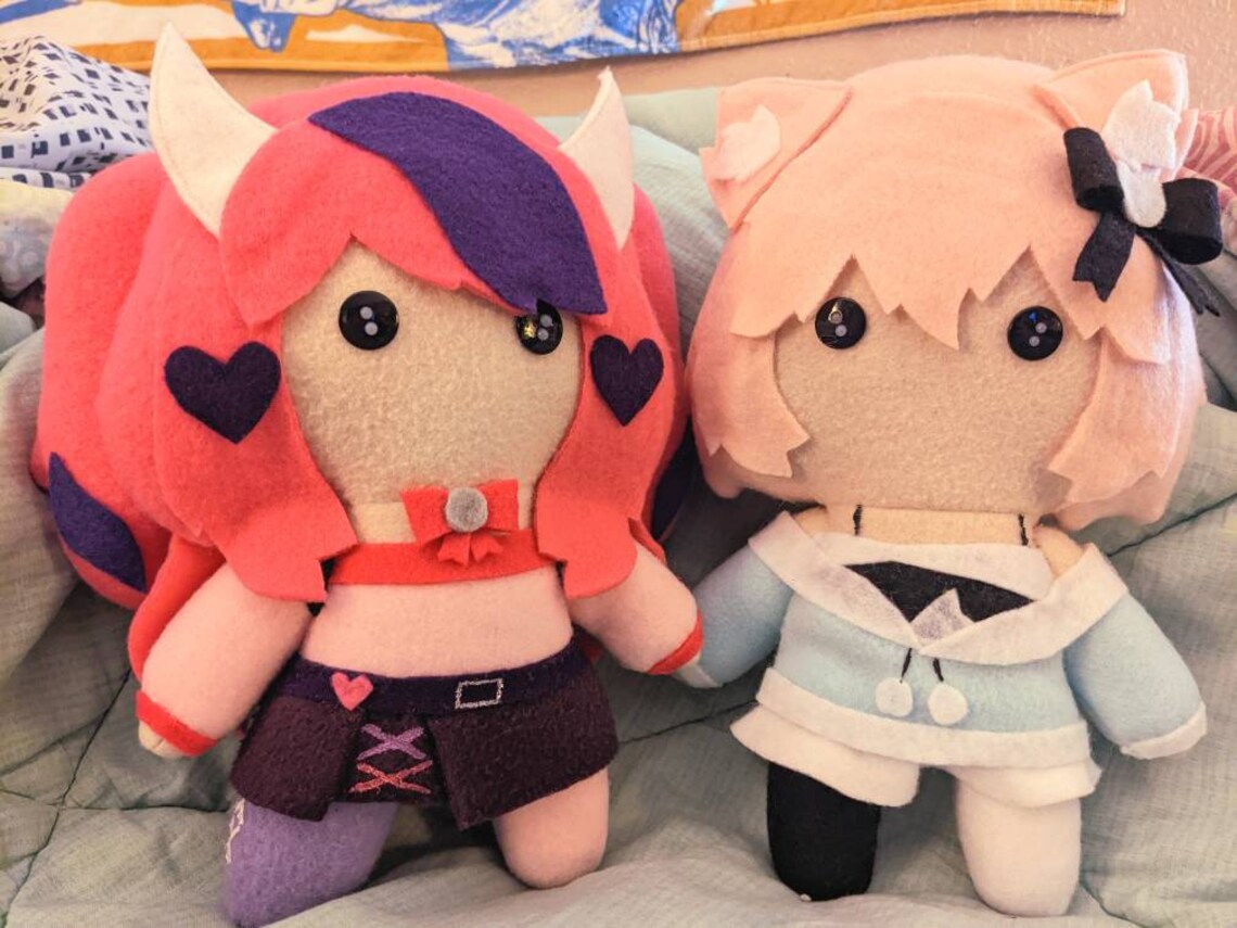Nyatasha Nyanners Ironmouse Vshojo Vtuber Plush Doll - Etsy