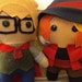 The Adventure Zone Lup and Barry Bluejeans Fleese Plush Dolls - Etsy