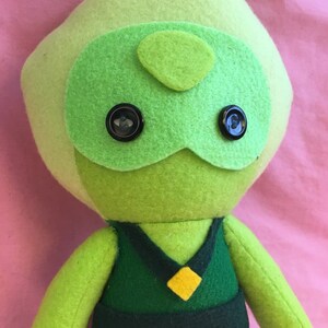 Peridot Steven Universe Crystal Gem Fleece Plush Doll - Etsy