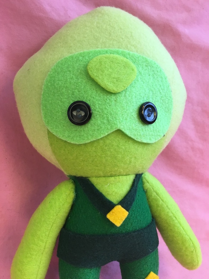 Peridot Steven Universe Crystal Gem Fleece Plush Doll - Etsy