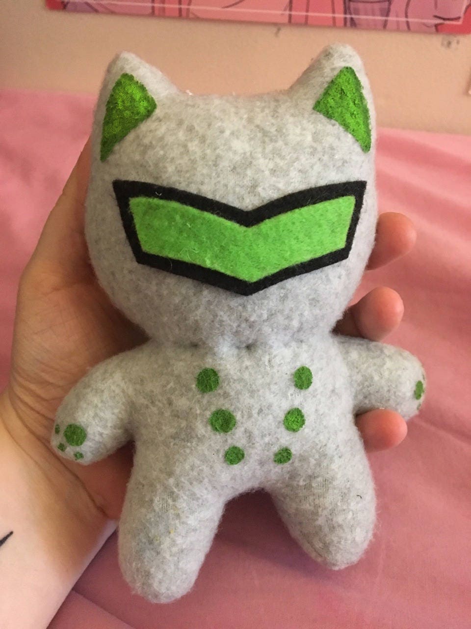 Mini Genji Cat Fleece Overwatch Plush - Etsy