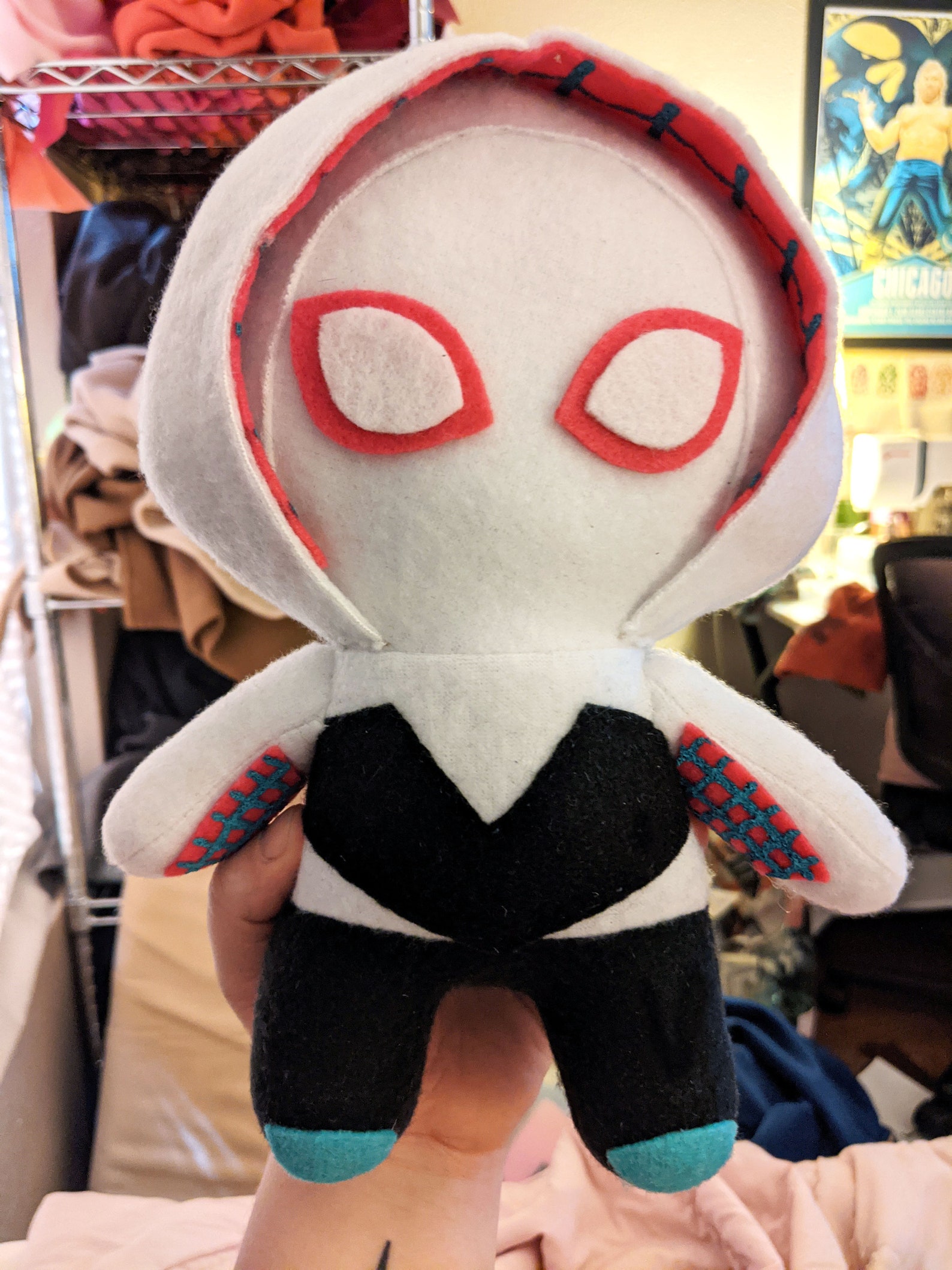 Spider Gwen Spider Woman Spider Man Marvel Fleece Plush Doll - Etsy