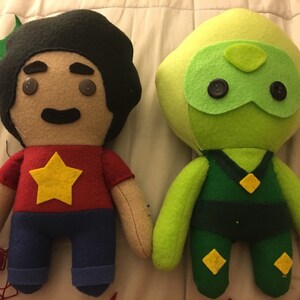 Peridot Steven Universe Crystal Gem Fleece Plush Doll - Etsy