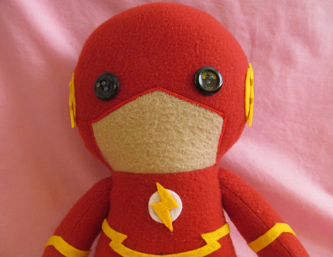 Flash DC Fleece Plush Doll - Etsy