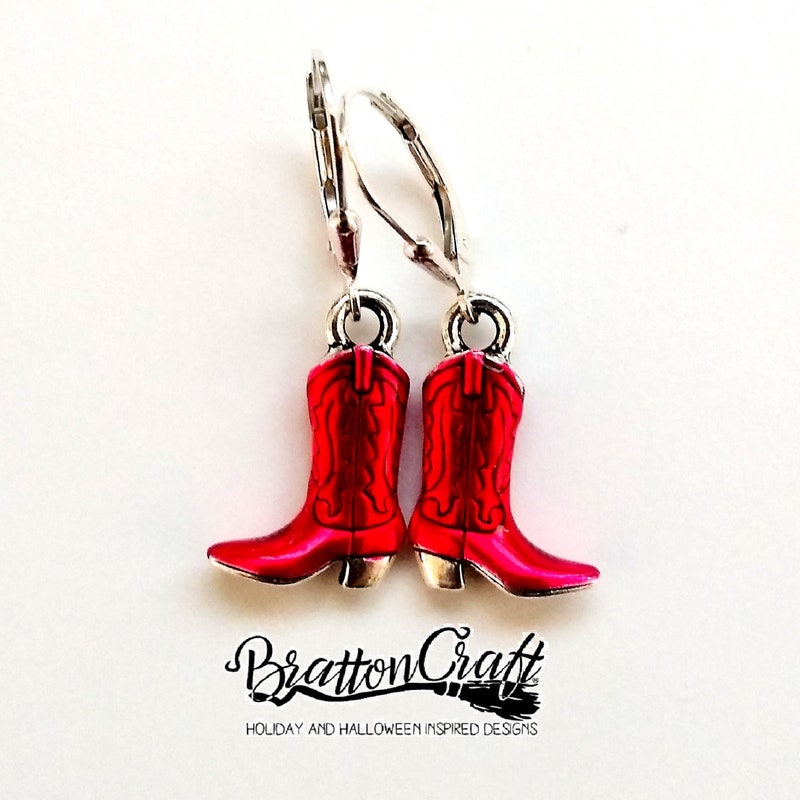 Boot Earrings - Etsy