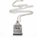 Silver Tombstone Necklace RIP Necklace Halloween Necklace - Etsy