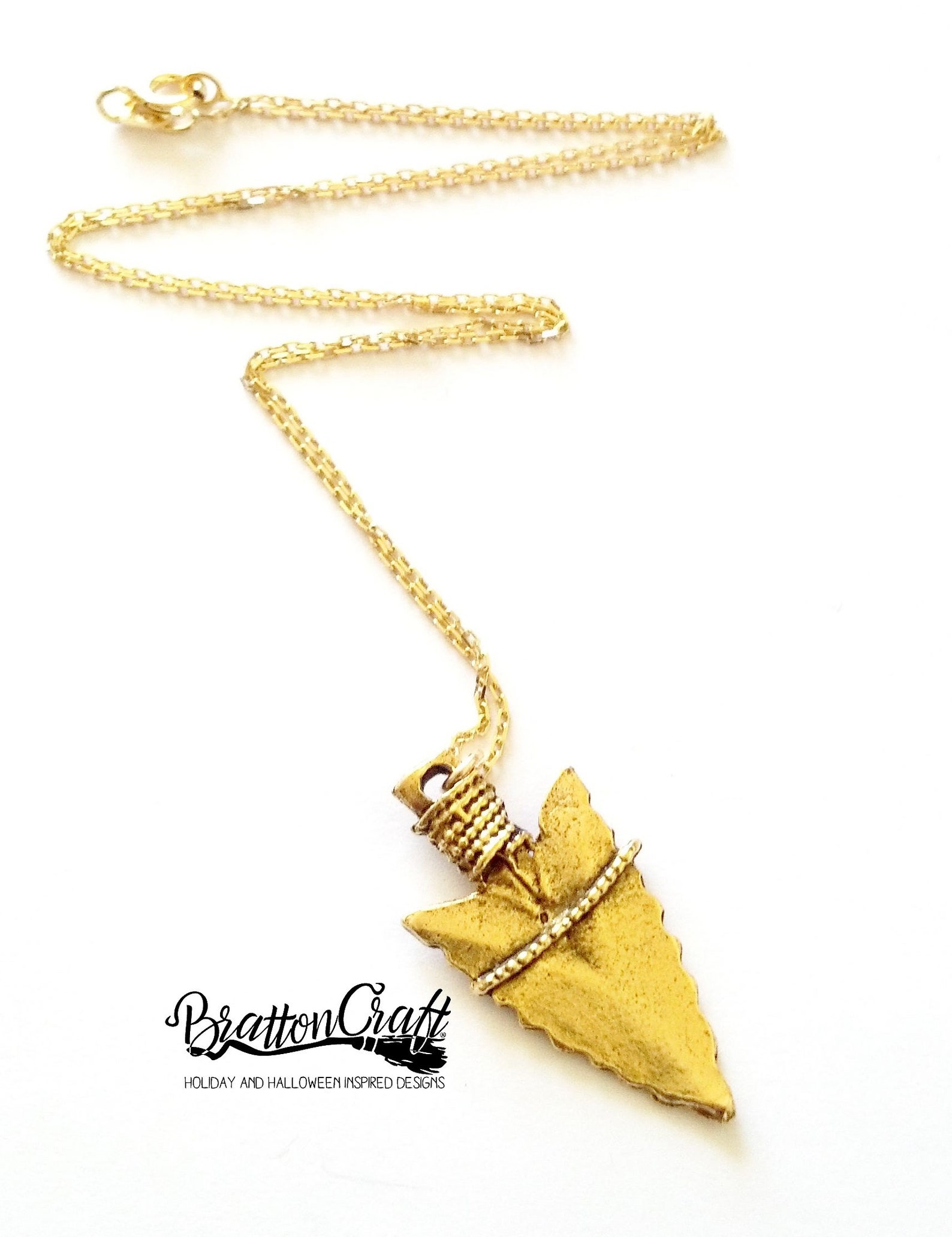 Gold Arrow Head Necklace Arrowhead Necklace Southwestern - Etsy