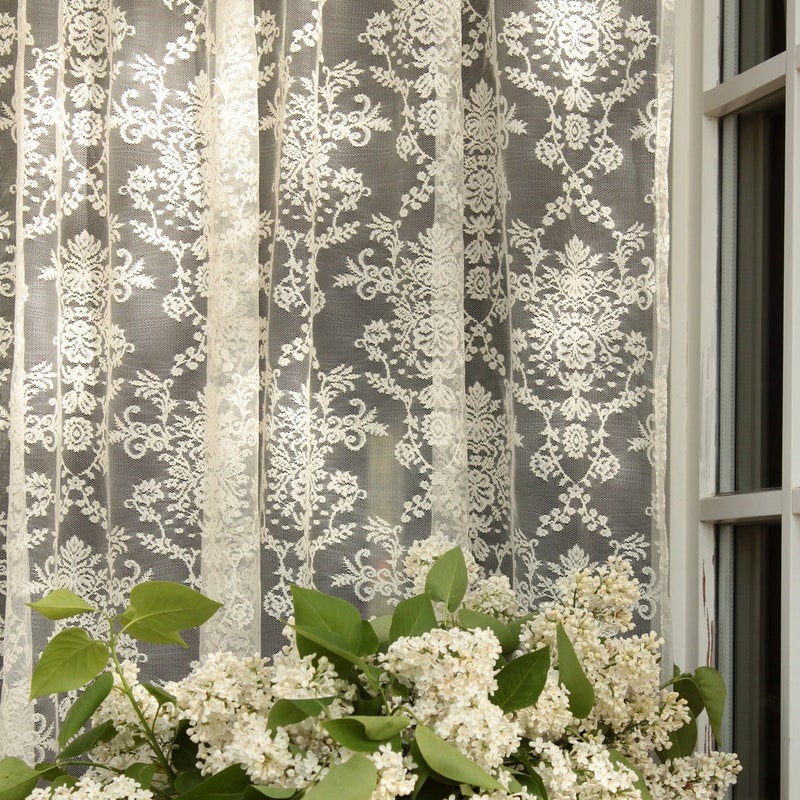 French Lace Curtains - Etsy