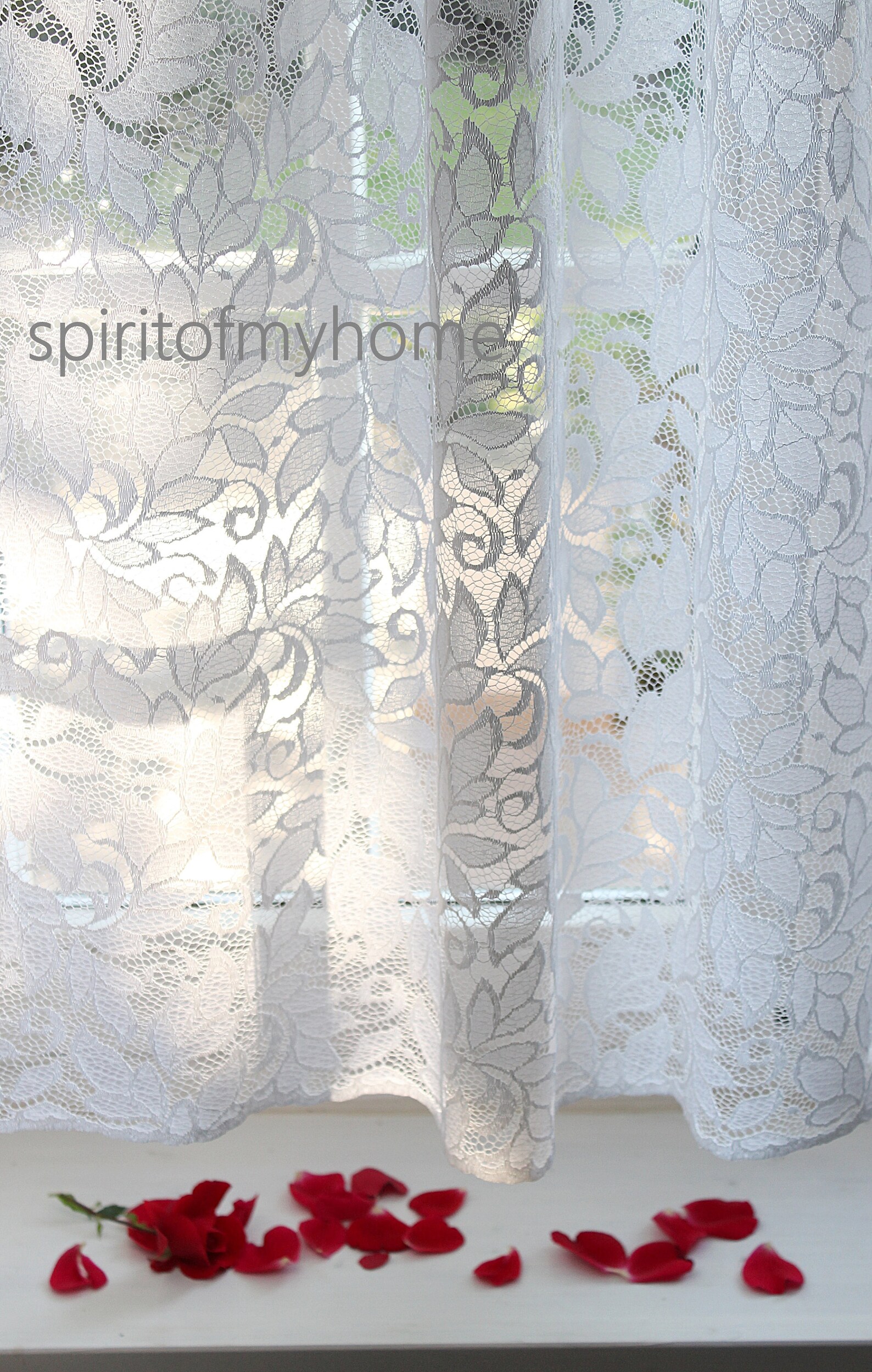 YVETTE' French Embroidered Sheers Net Lace Curtain - Etsy